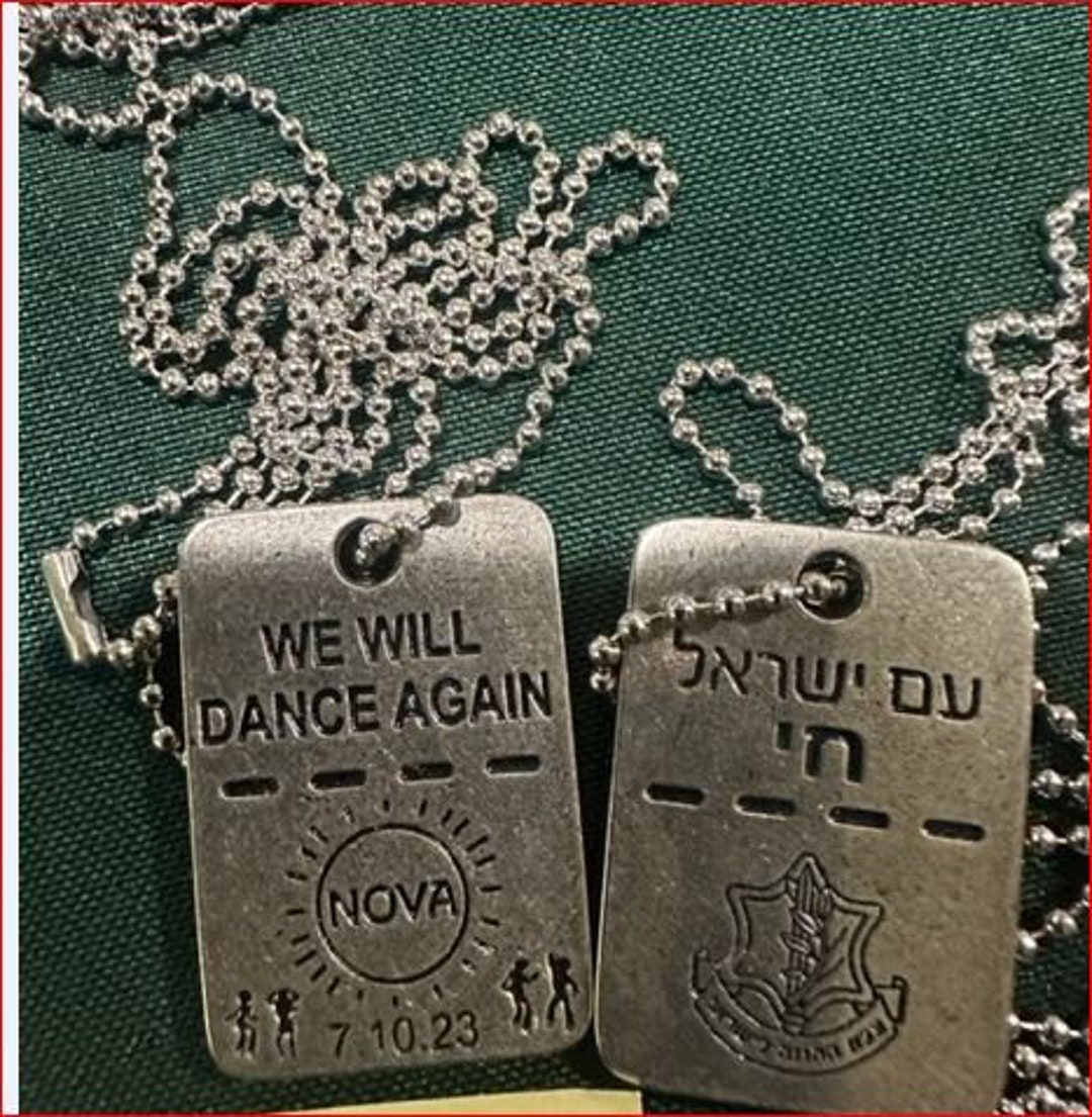 Original NOVA Bring Them Home Now Dog Tags Handmade in Israel Support ...
