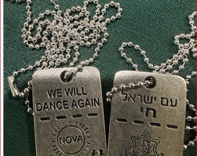 Original NOVA Bring Them Home Now Dog Tags Handmade in Israel Support ...
