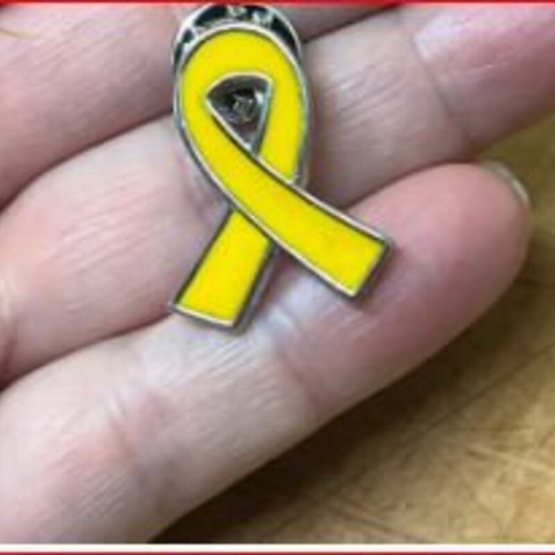 Yellow Hostage Pin - Etsy