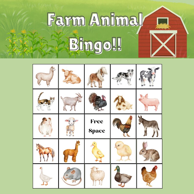 Animal Bingo Bundle! - 4 Different Animal Bingo Boards Ocean Bingo ...