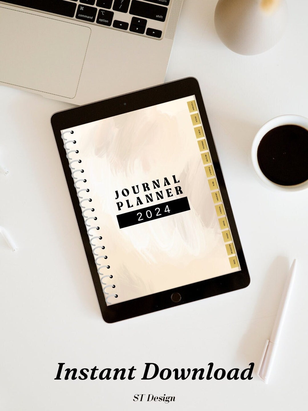 2024 Digital Planner, Dated Digital Planner, Digital Journal, Goodnotes ...