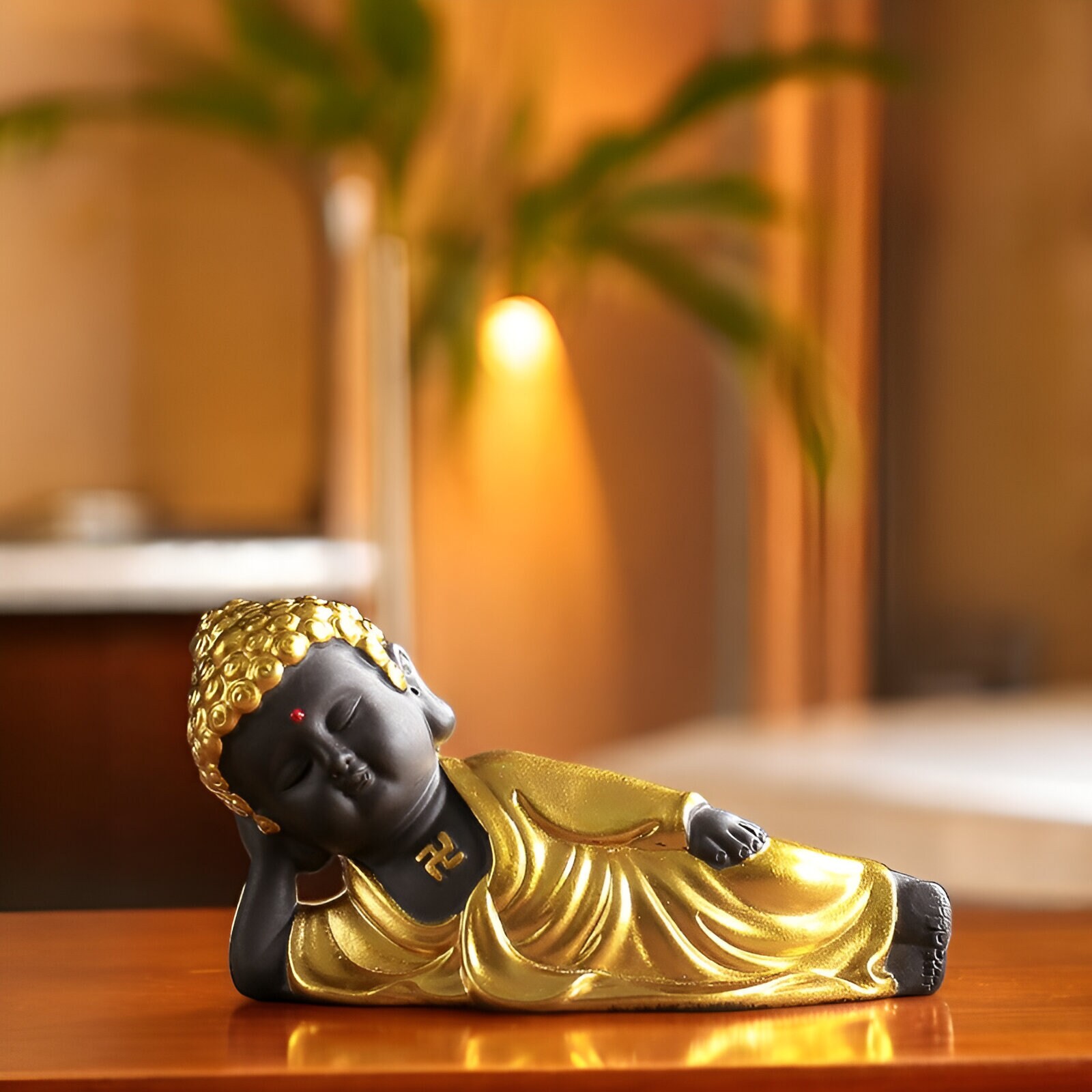 6 Ceramic Zisha Buddha Statues, Tea Tray Decoration, Little Ceramic ...