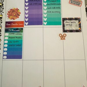 Disney Theme Park Planning Halloween Party MNSSHP Stickers for Happy ...