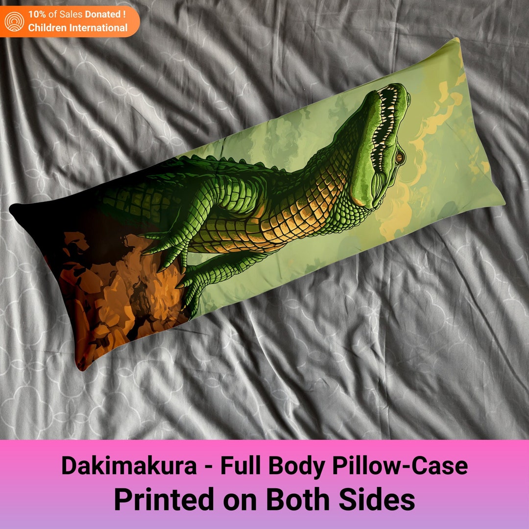 Dakimakura Animal Reptile Print Alligator Bedding Pillow Gifts for Him ...
