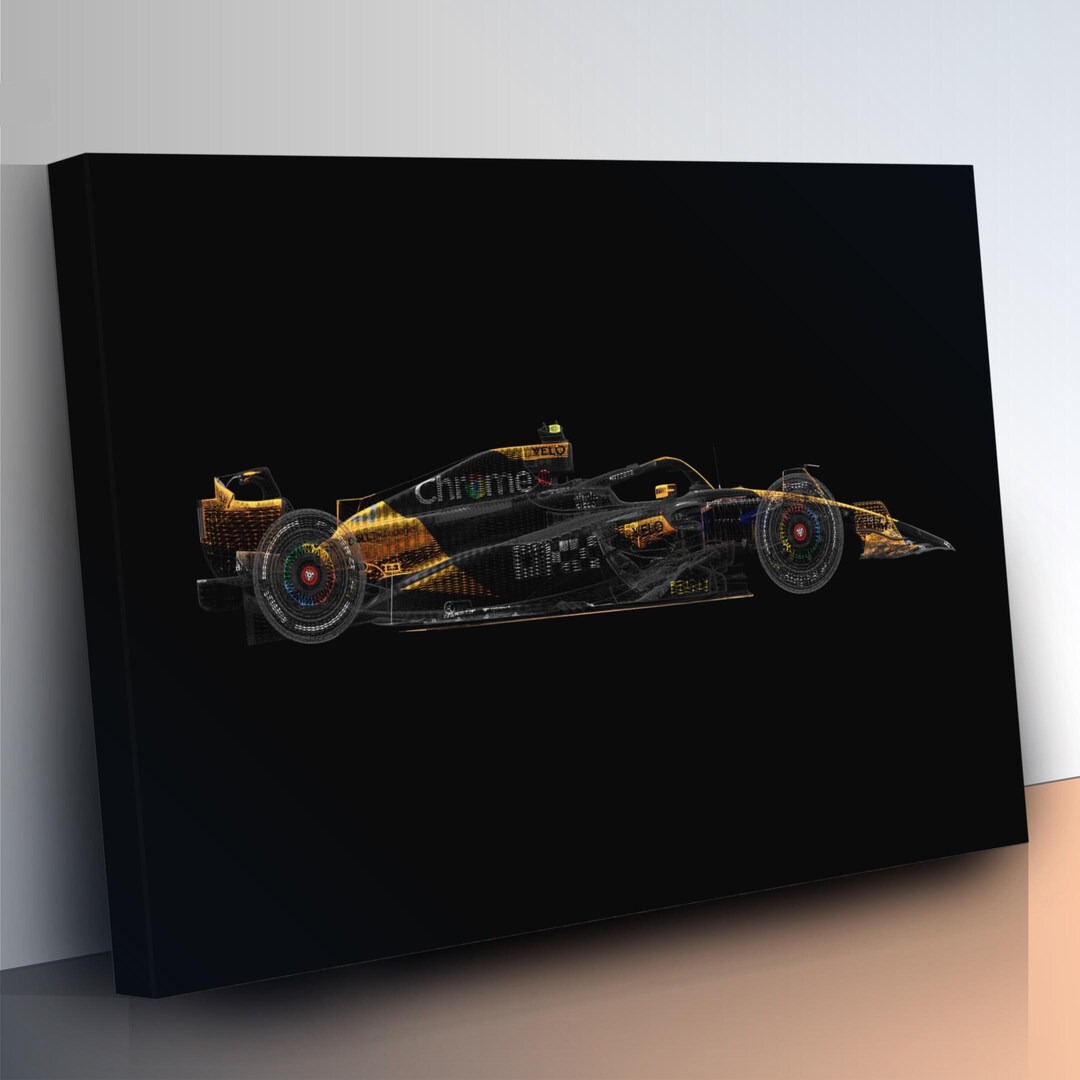 Mclaren F1 Wall Art Gift for Car Lover Lando Norris Fan Formula 1 Gift ...