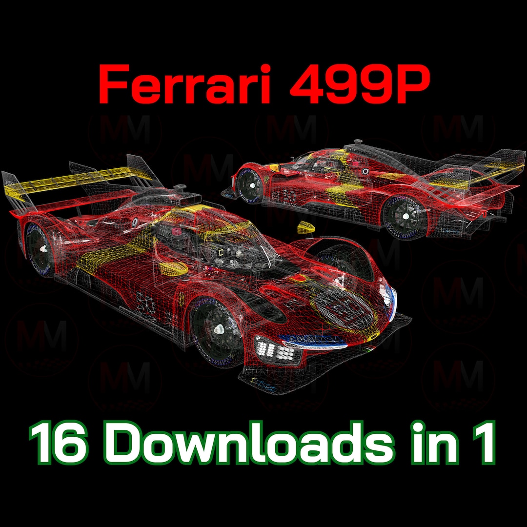 Ferrari 499P 16 Downloads in 1, Le Mans, Endurance, Ultra HD 4K, Wall ...