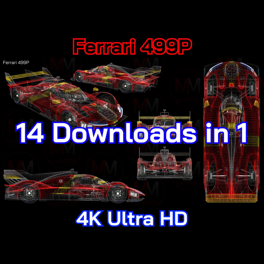 Ferrari 499P 14 Downloads in 1, Le Mans, Endurance, Ultra HD 4K, Wall ...