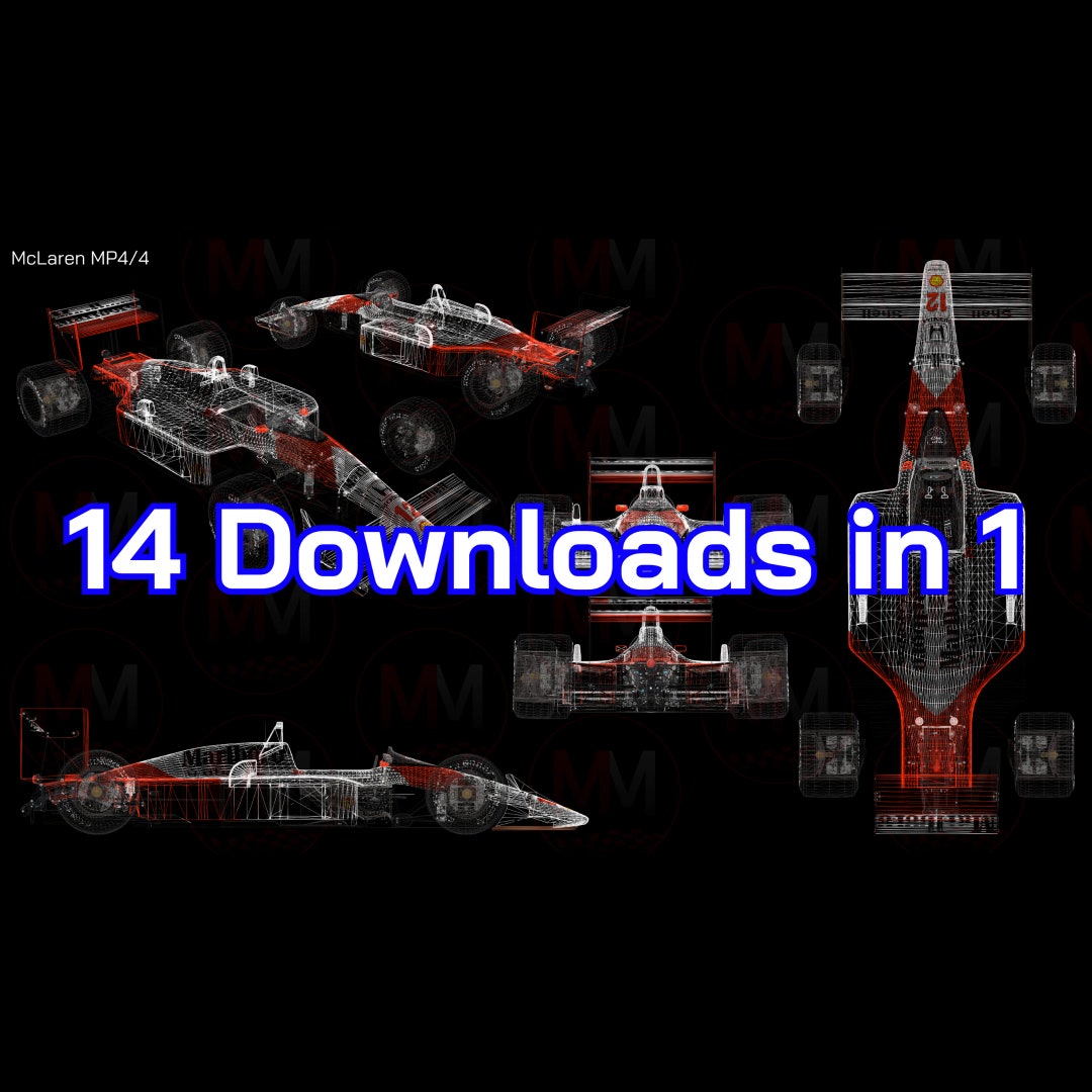 Mclaren MP4/4 Senna 14 Downloads in 1, F1, Formula 1, Ultra HD 4K, Wall ...