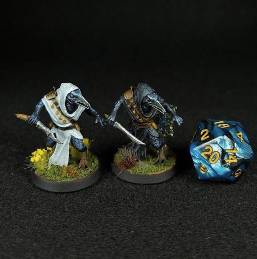 Kenku Rogues Painted Miniature Dungeons and Dragons Dnd RPG - Etsy