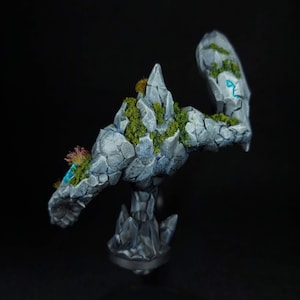 Set of Four Elementals earth, Fire, Air, Water Hand Painted Miniatures ...