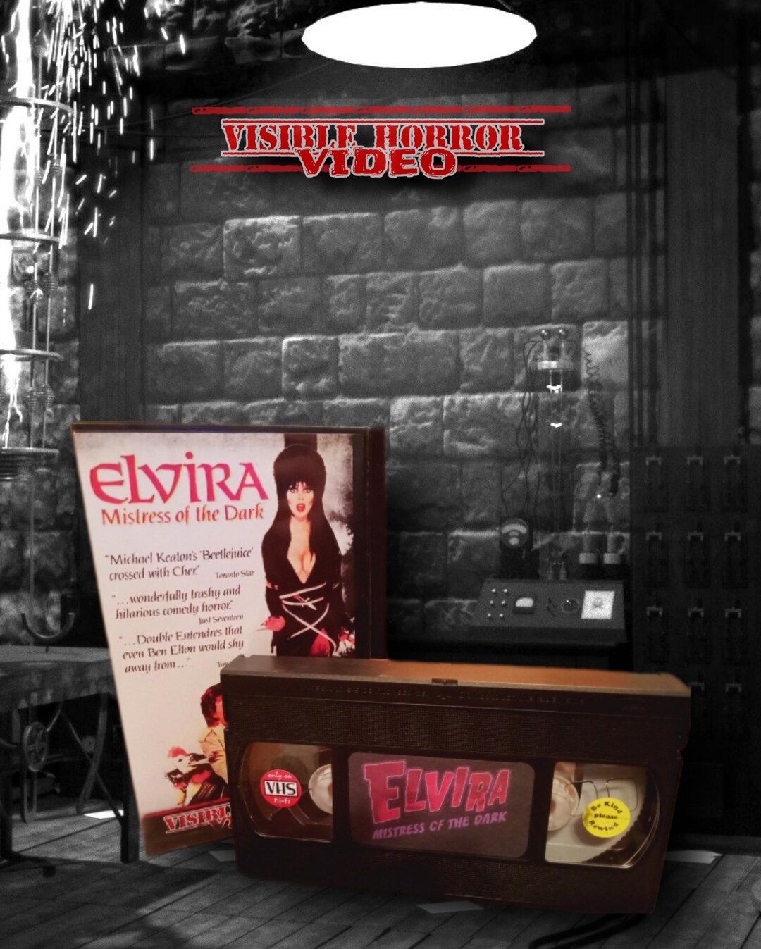 Custom Elvira Vhs,functional Art Piece. - Etsy