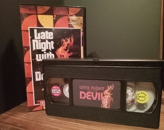 Late Night With the Devil VHS art Piece - Etsy