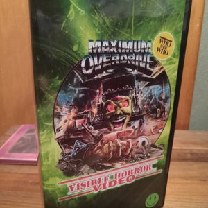 Custom Maximum Overdrive Vhs,functional Art Piece. - Etsy