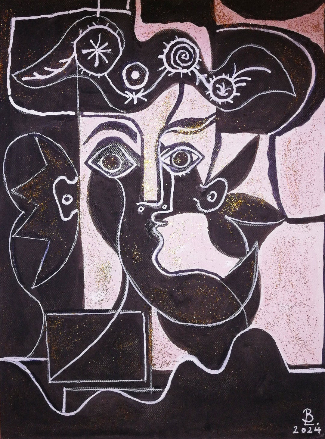 Pablo Picasso frau Mit Hat woman With Hat / Canvas on High-quality ...