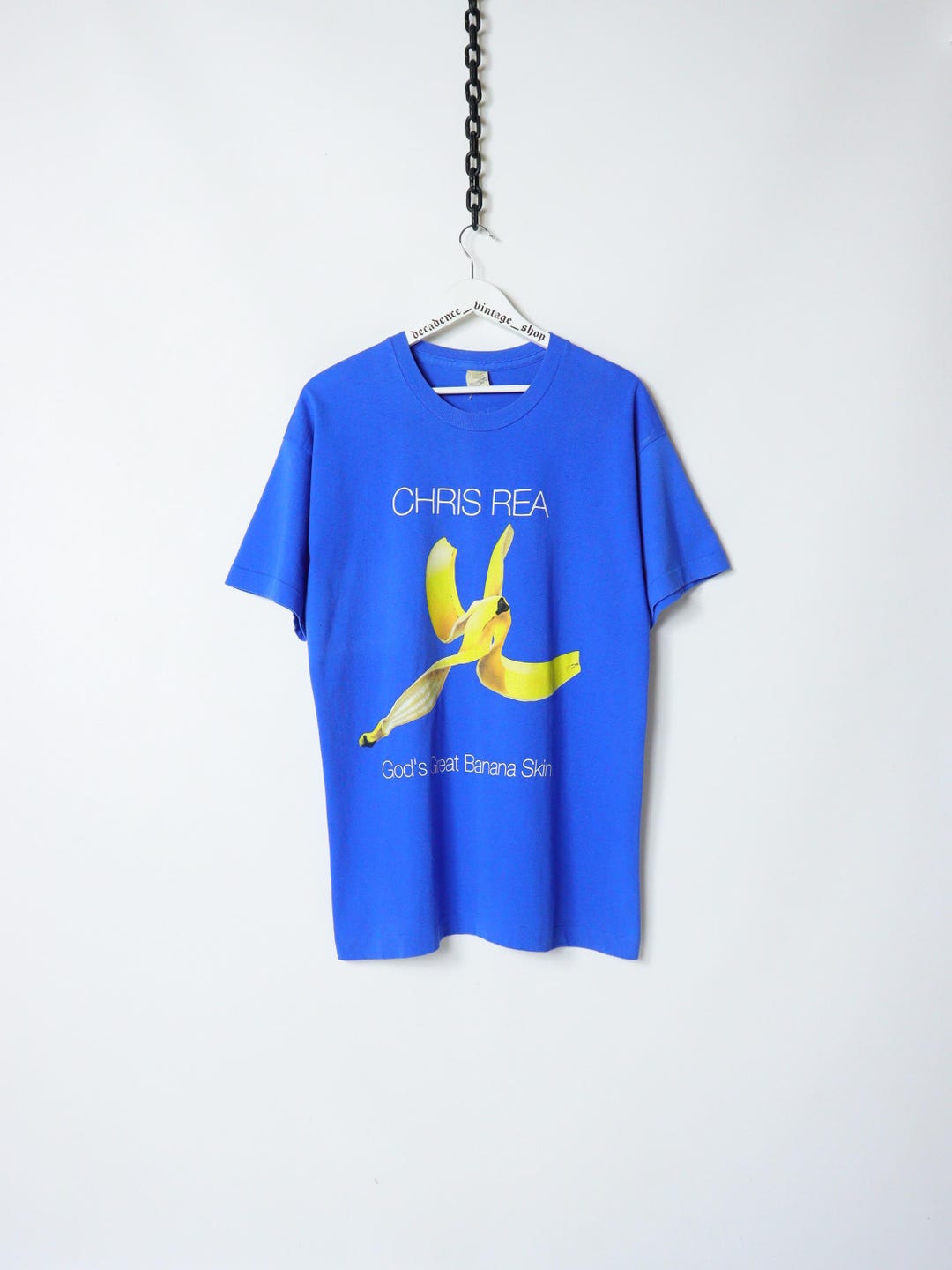 1993 Vintage Chris Rea Europe Tour Blue T-shirt Screen Stars Mens Size ...