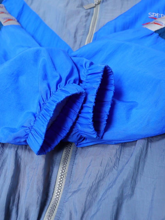 80s-90s Vintage Speedo Track Jacket Mens Size S-M Gra… - Gem