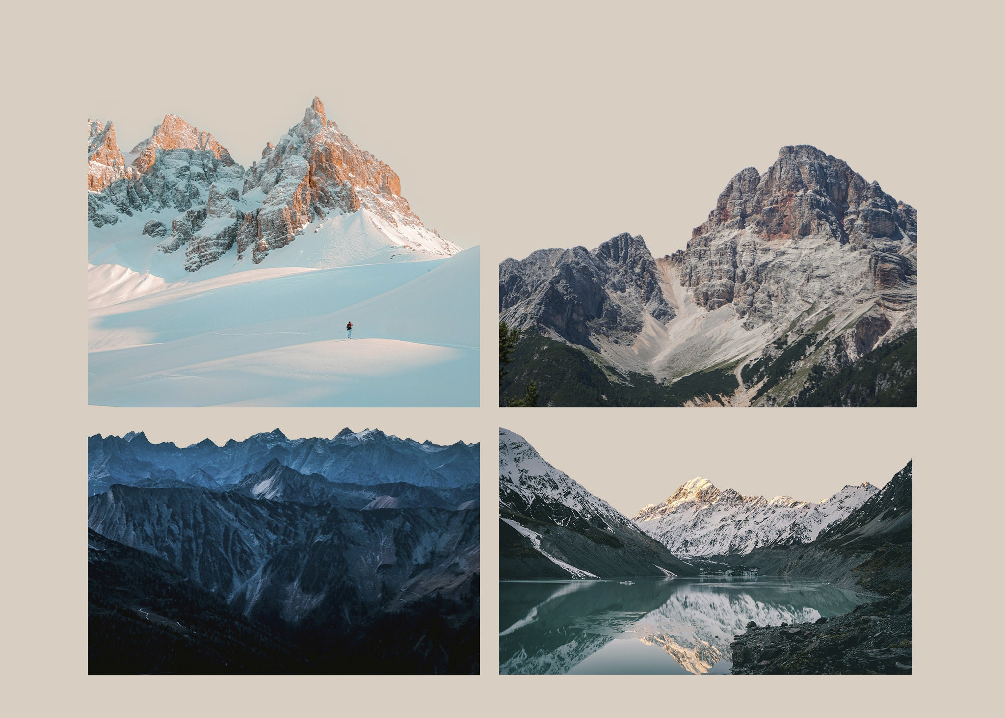 30 Mountain Collage Elements, HQ PNG Clipart, Collage Image Bundle ...