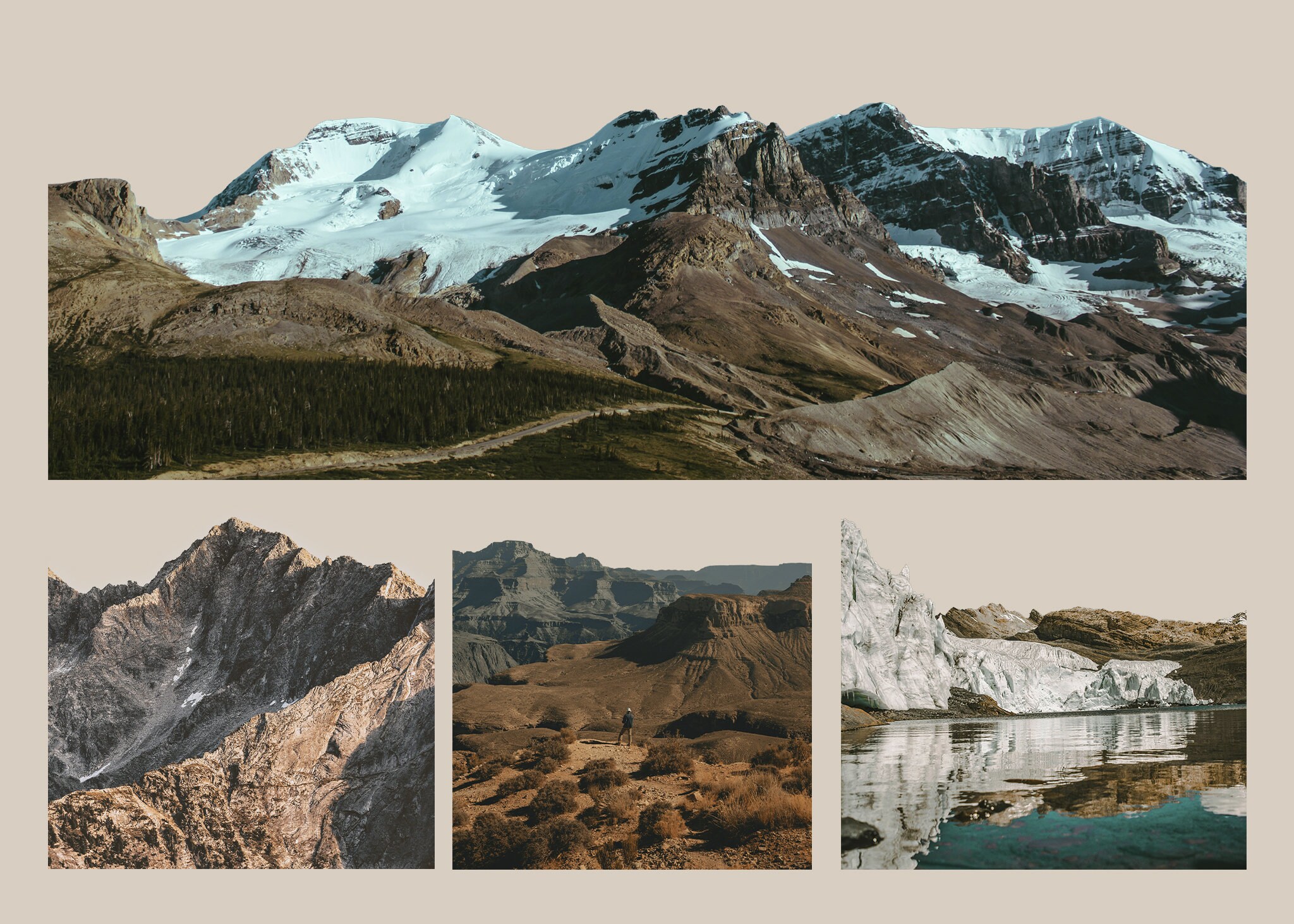 30 Mountain Collage Elements, HQ PNG Clipart, Collage Image Bundle ...