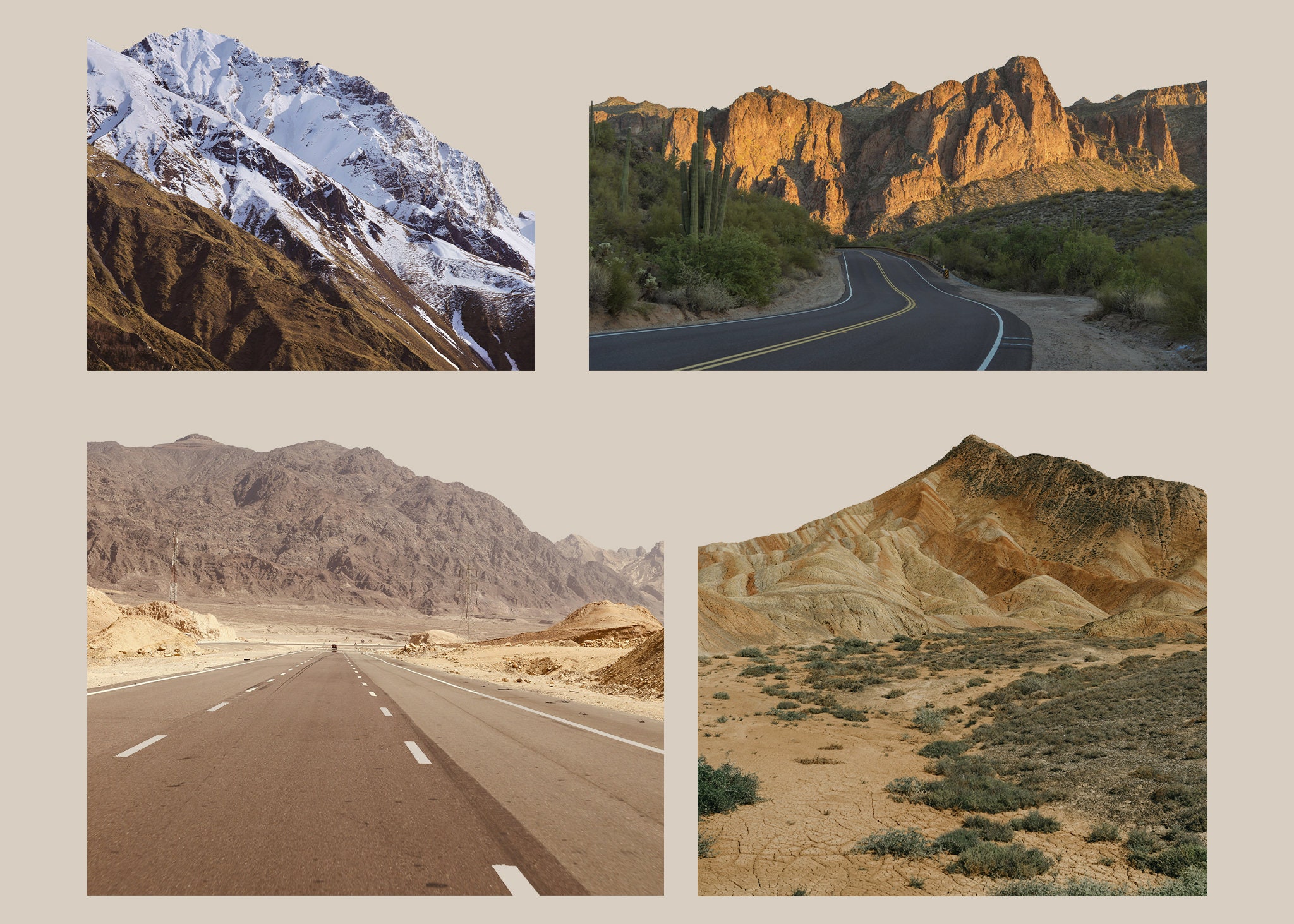 30 Mountain Collage Elements, HQ PNG Clipart, Collage Image Bundle ...