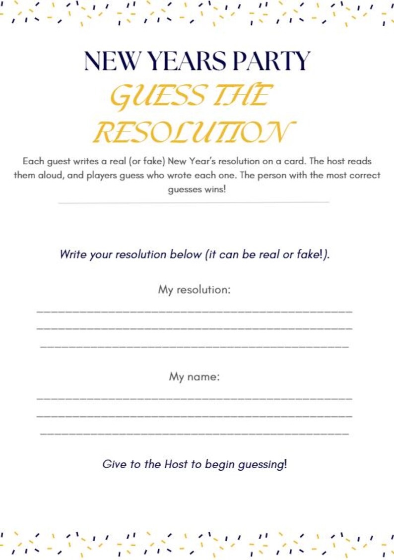 2025 New Year Printable Game Cards Bundle New Years Eve Party Games ...