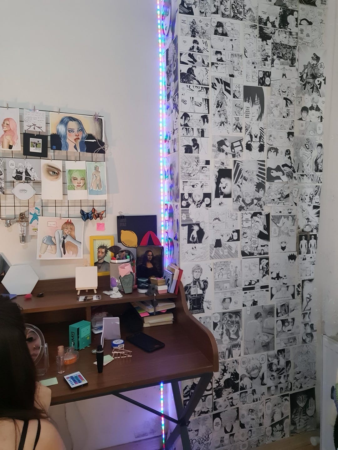 Printable Manga Wallpaper, DIY Anime Wall Art – Manga Digital Download ...