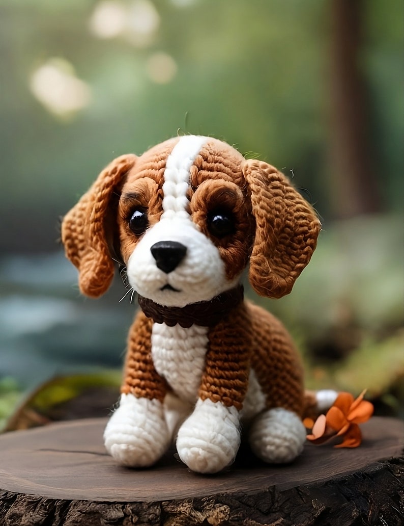 Adorable Amigurumi Beagle Dog Crochet Pattern Pdf File - Etsy UK