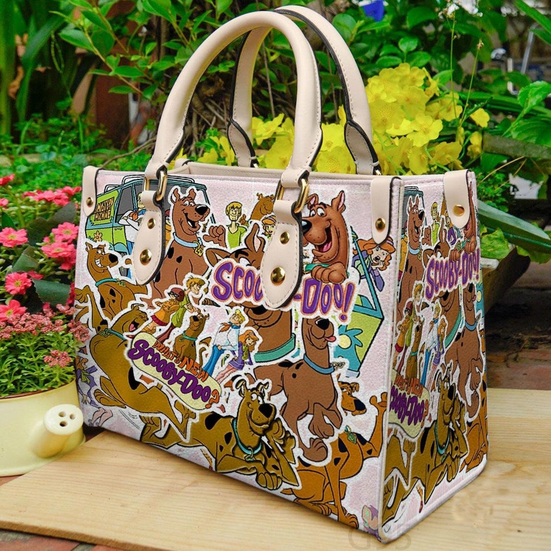 Scooby-doo Lover Women Leather Hand Bag, Vintage Scooby-doo Bags ...