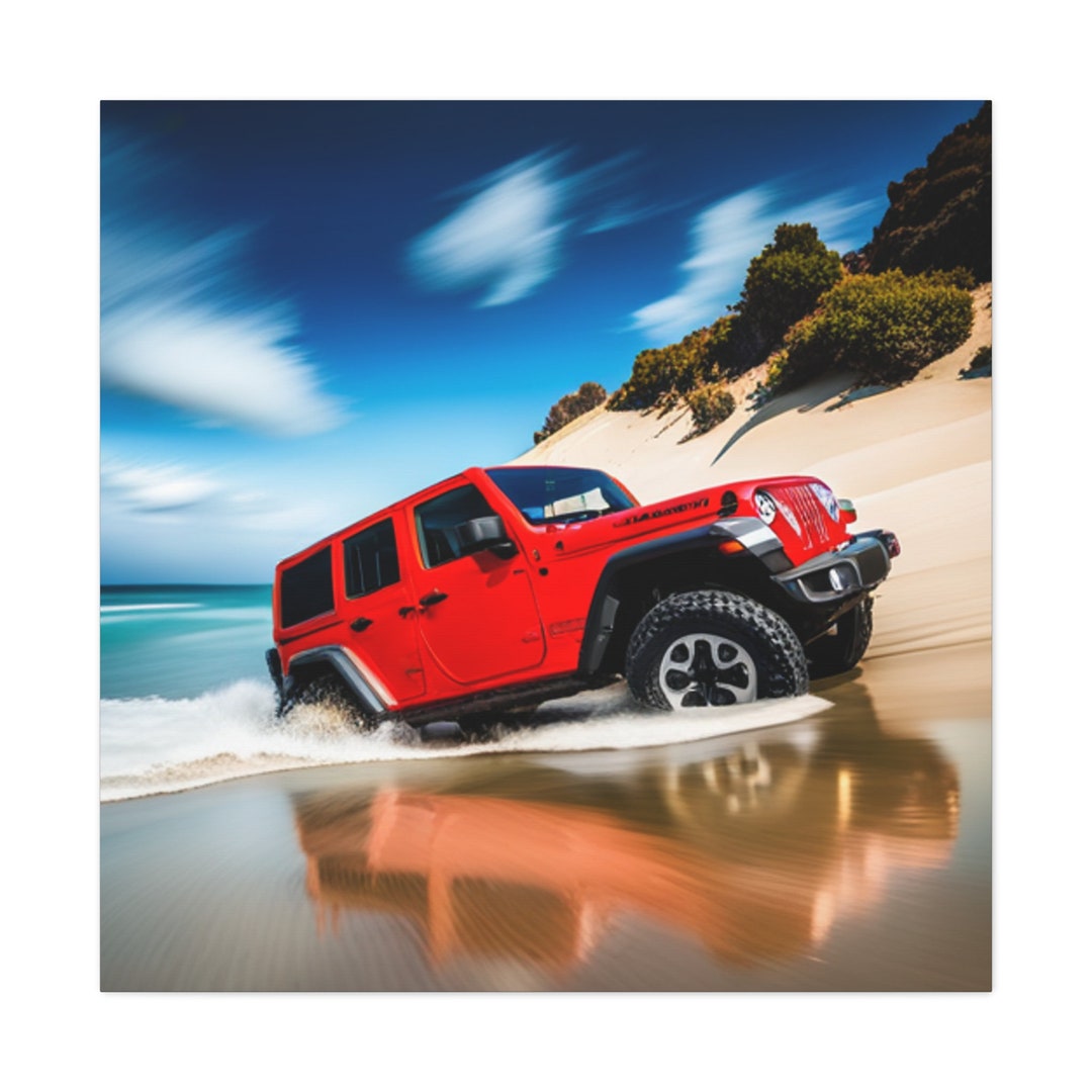4x4 Overland Truck Gift Canvas Gift Art Gift Anniversary Gift Birthday ...