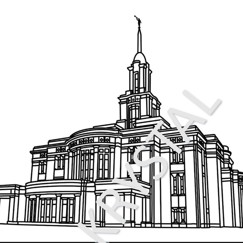 Temple Embroidery - Etsy