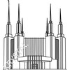 LDS Mount Timpanogos Utah Temple SVG, Clipart, Cricut, Laser, Glowforge ...
