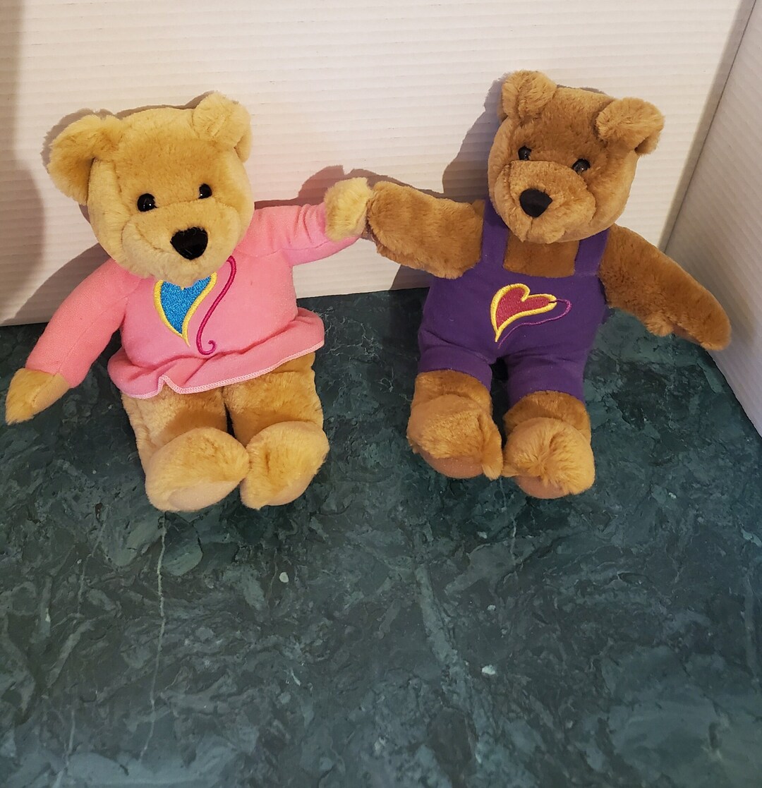 Set of Hallmark Love and Kiss Kiss Plush Bears - Etsy