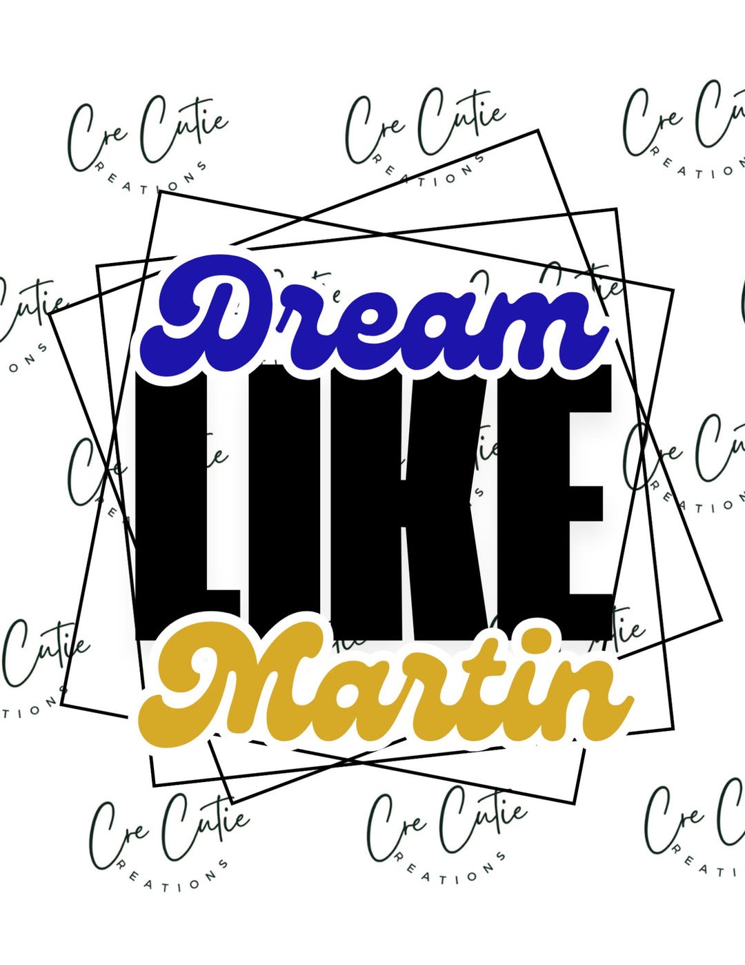 MLK- Dream Like Martin SVG - Etsy