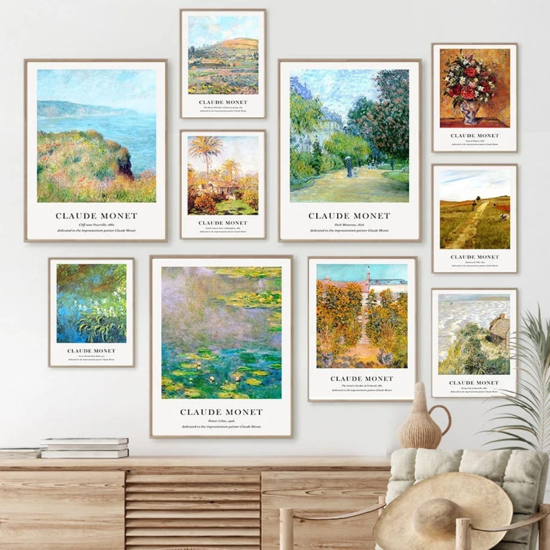 Claude Monet Artwork Claude Monet Poster Painting French Impressionism ...