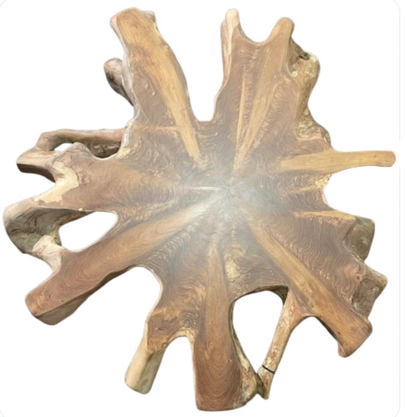 Teak Root Cocktail Table Driftwood Tree Stump Coffee Table - Etsy