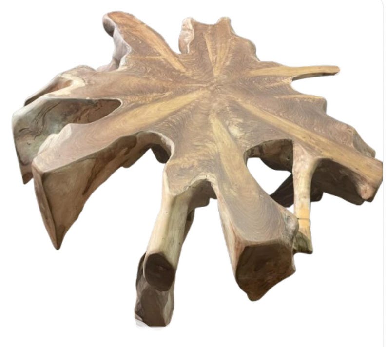 Teak Root Cocktail Table Driftwood Tree Stump Coffee Table - Etsy