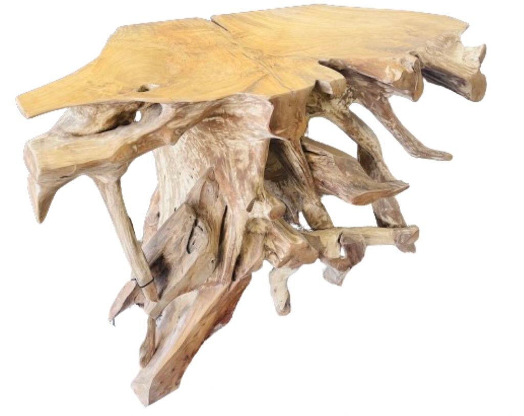 Teak Driftwood Console Table Organic Teak Root Sofa Table Teak Furniture - Etsy