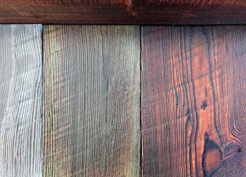 Distressed-reclaimed Rough Cut Pine Timber With Hand Rubbed, Heat ...