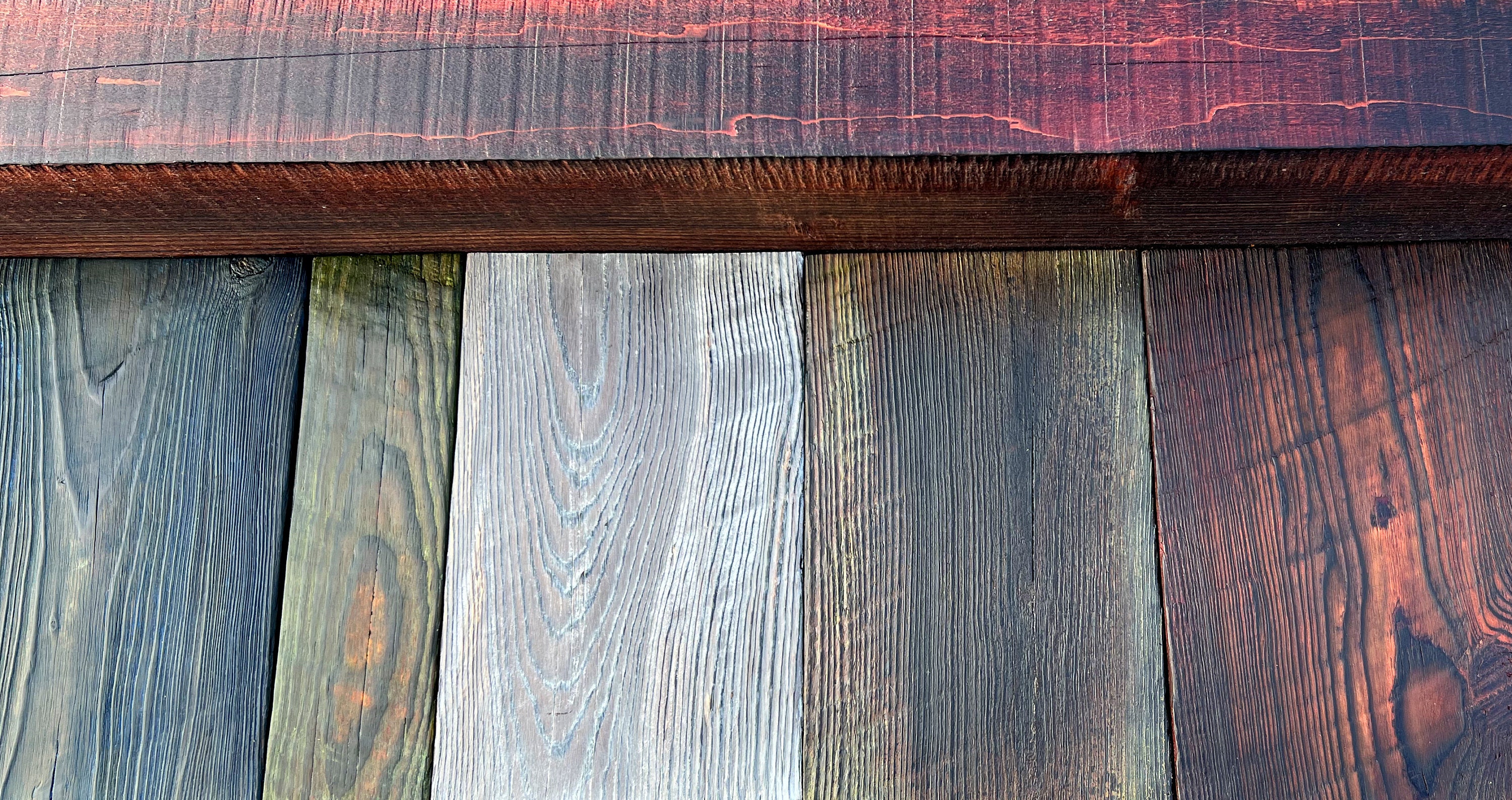 Distressed-reclaimed Rough Cut Pine Timber With Hand Rubbed, Heat ...