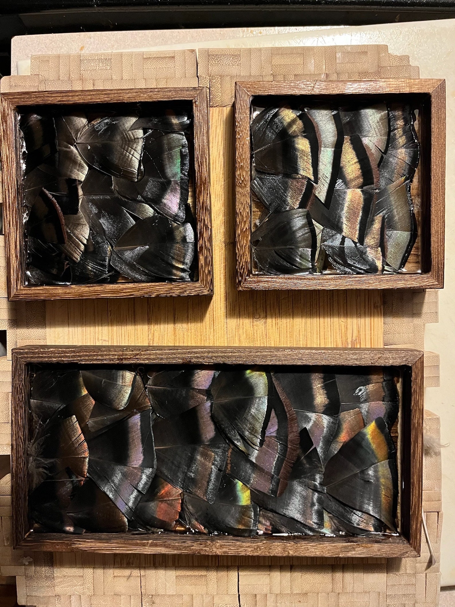 Custom Resin Turkey Feather Coasters and Trays - Etsy
