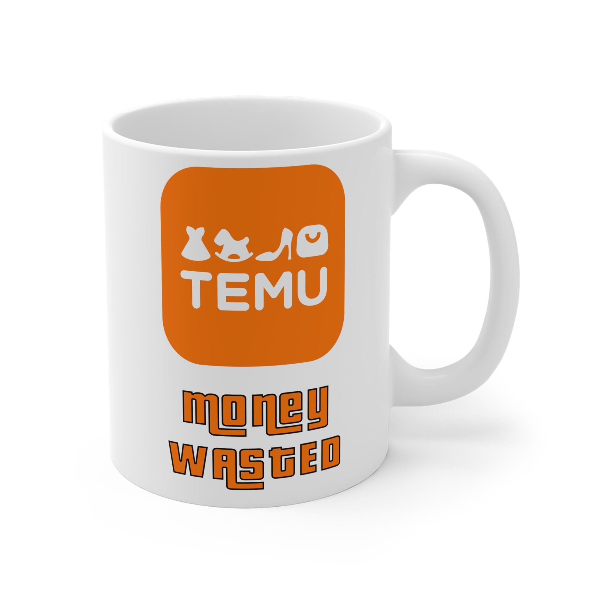 Money Wasted Mug Grand Theft Auto Style Novelty Gamer Gift Temu Parody ...
