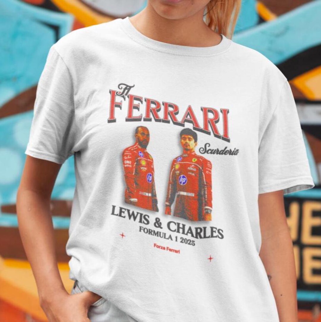 Ferrari F1 Shirt, Ferrari F1, Charles Leclerc Shirt, Lewis Hamilton ...