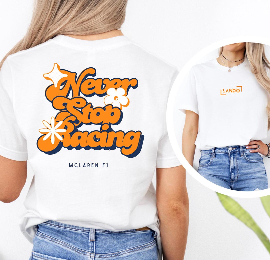 F1 T Shirt Mclaren, F1 Girly, Tshirt for Mclaren F1 Fans, F1 Shirt ...