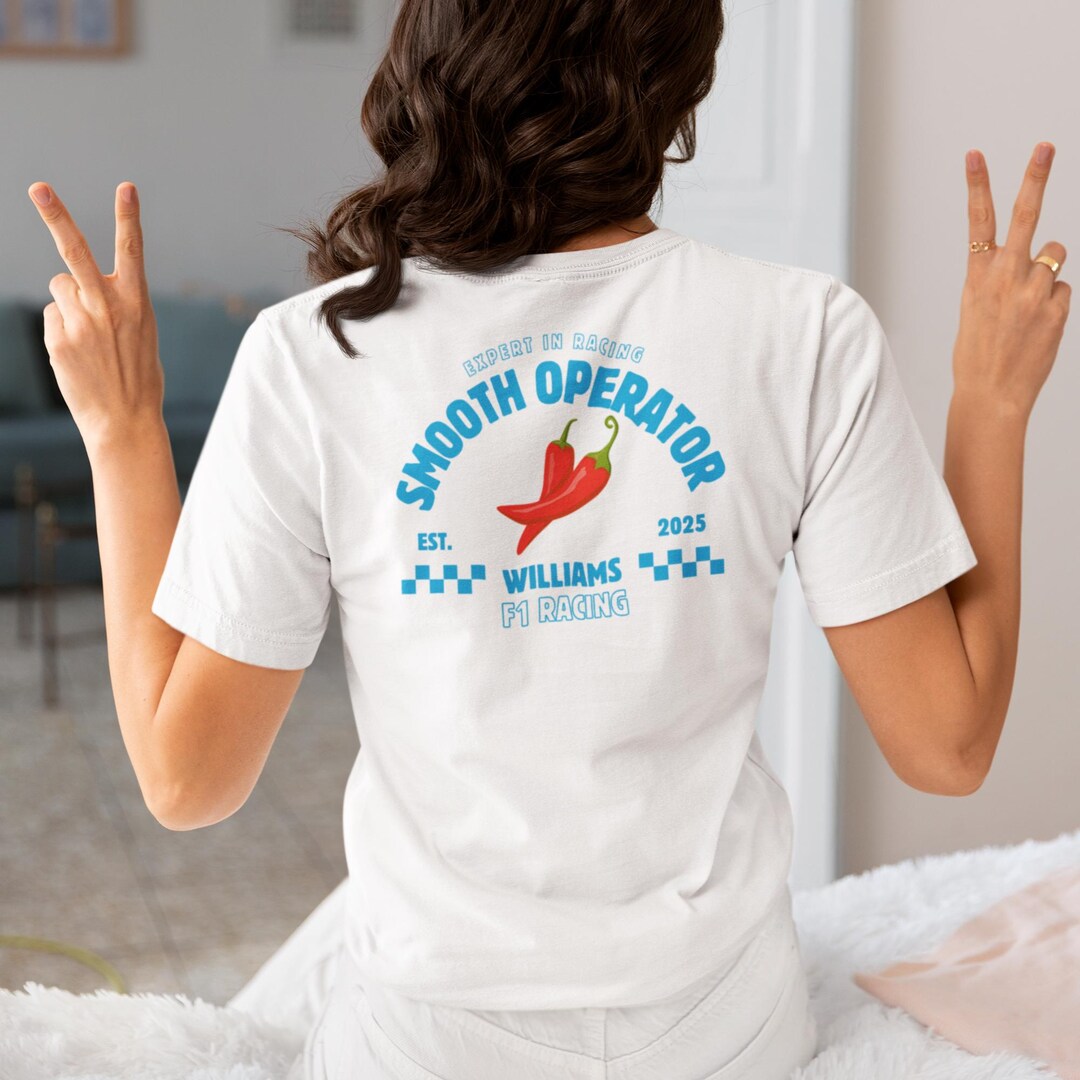 Carlos Sainz Tshirt, Williams F1 Merch, Smooth Operator, F1 Shirt ...