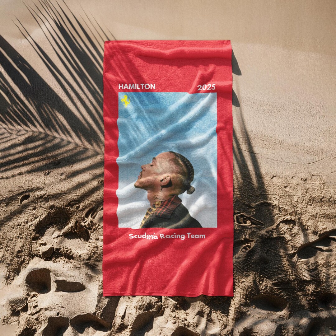Ferrari Beach Towel, F1 Towel - Perfect Gift for Formula 1 Fans, Unique ...