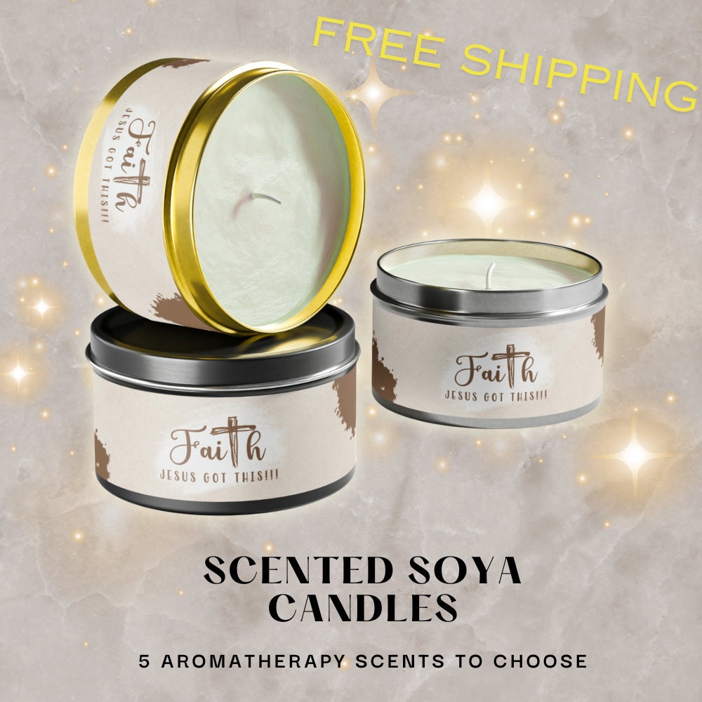 Jesus Got This Faith Scented Tin Candles 4oz, Christian Aromatherapy ...