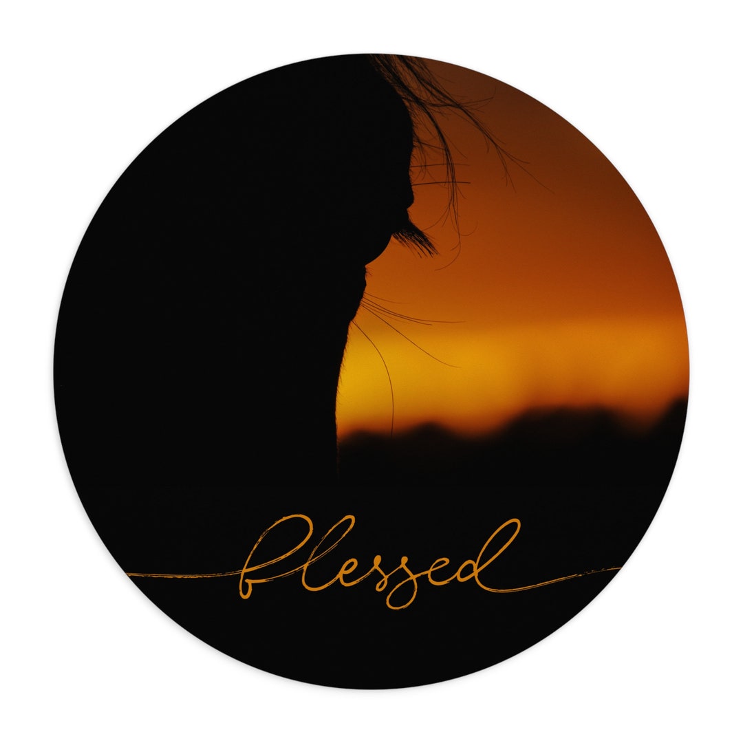 Blessed Horse Christian Mouse Pad, Biblical Mouse Pad, Faith Mouse Pad ...