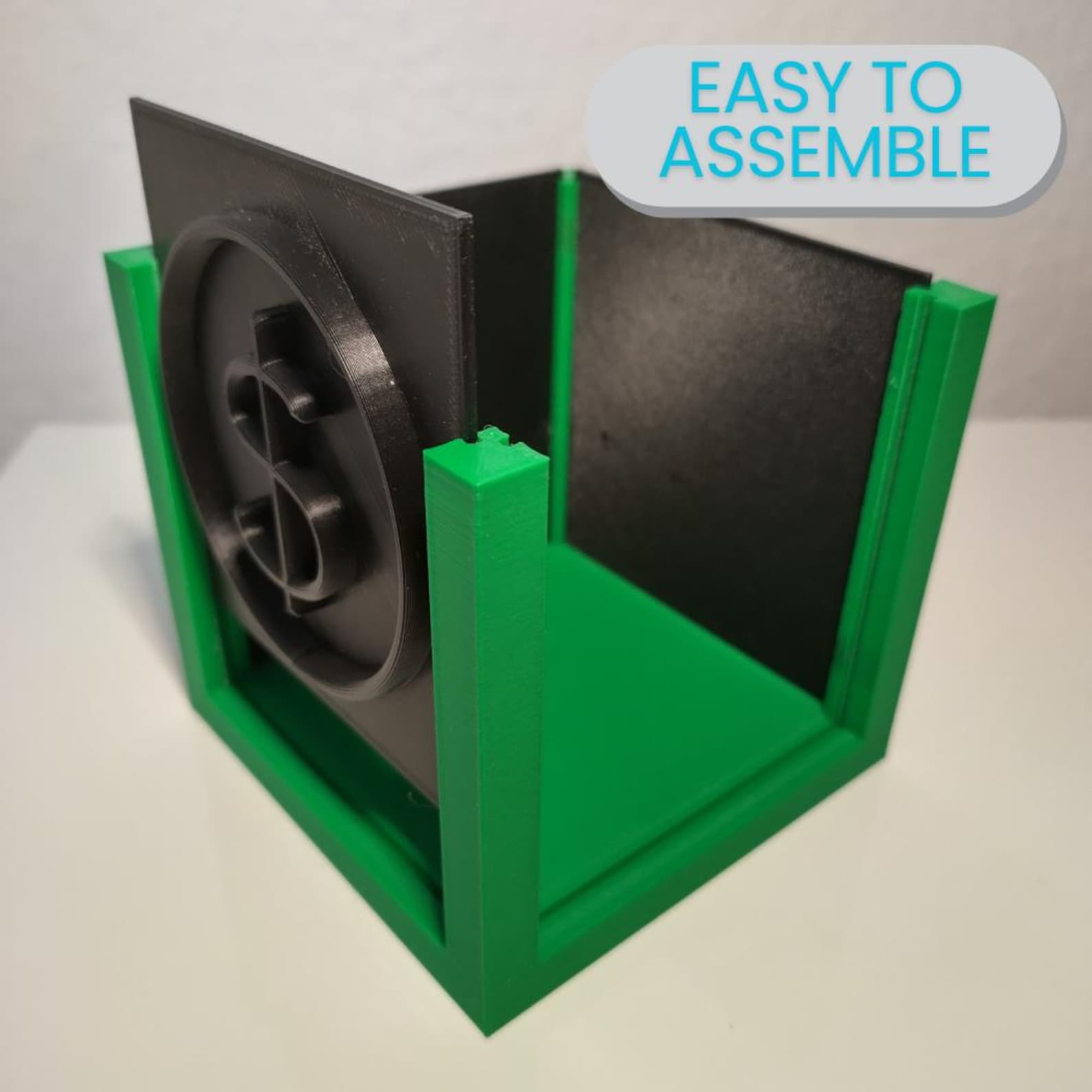 3D Printable Money Box STL File, Piggy Bank in Coin Block Design ...