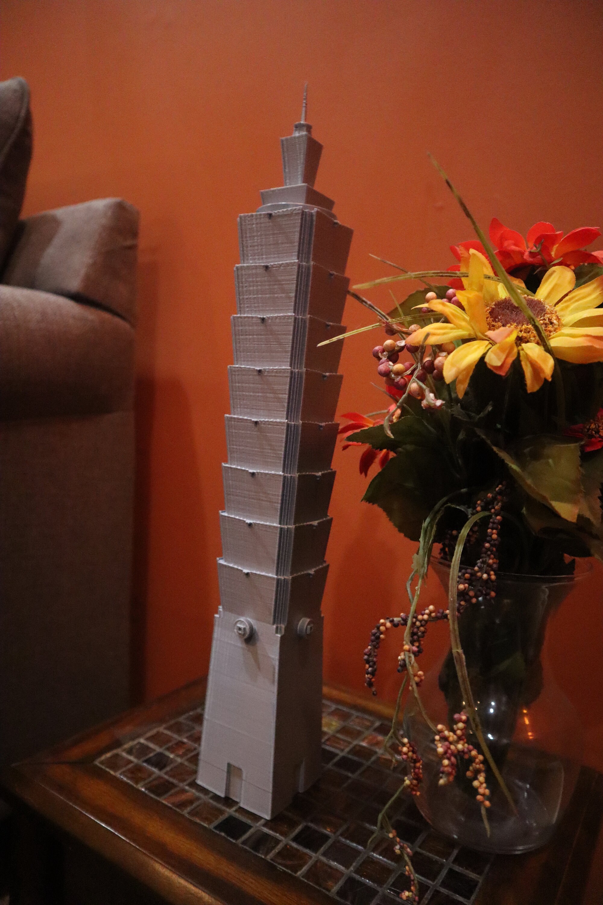 Taipei 101 3D Printed Skyscraper Model Architectural Decor - Etsy