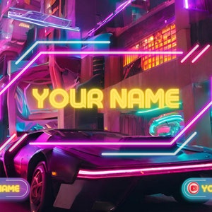Custom Social Media Banners! Lofi Vibes - Vaporwave - Synthwave - Etsy