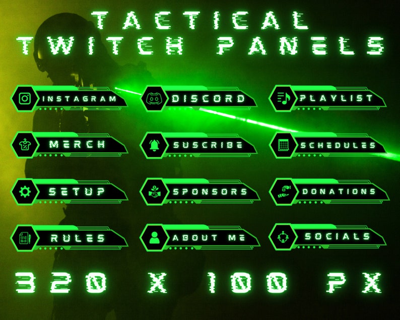 Customize Your Stream With Twitch Panels - Etsy